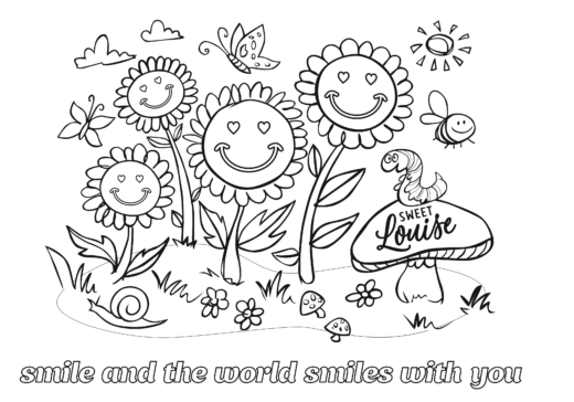 Big Smiles Colouring Competition – Sweet Louise